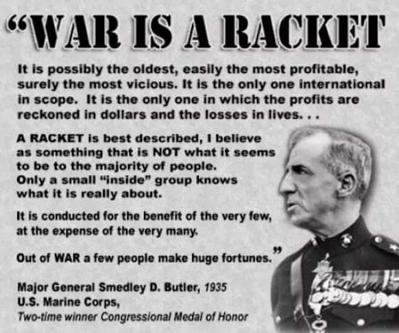 MEME - War is a racket - Waking Times